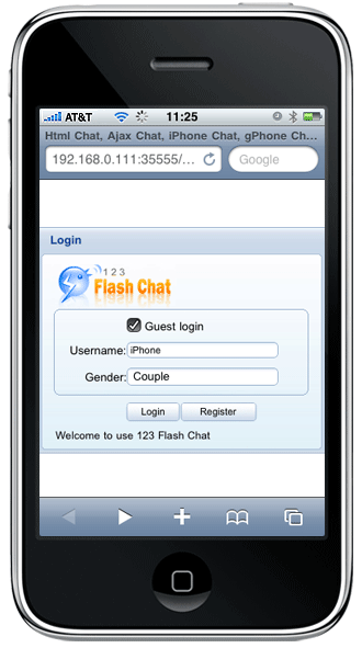 123 Flash Chat Version 9.4 Demo