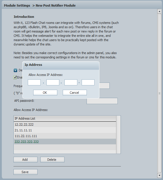 User Manual of 123 Flash Chat Server Software Version 9.4