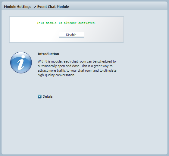 Event-Chat Module - User Manual of 123 Flash Chat Server Software ...