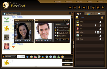 123 Flash Chat Version 9.4 Demo